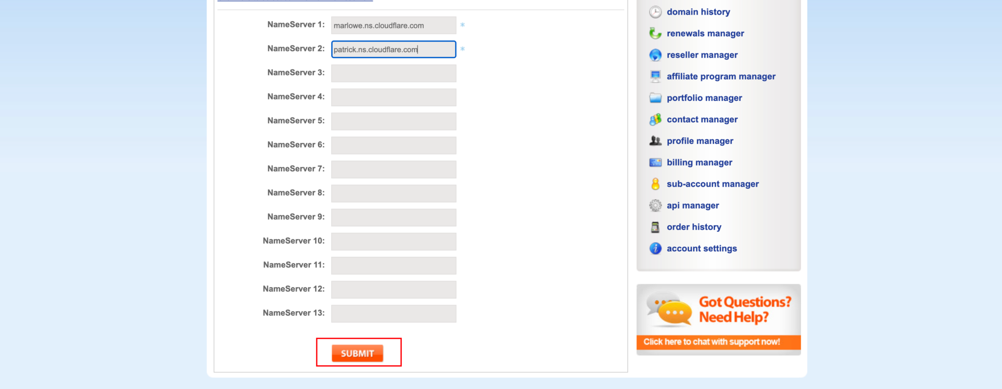 设置Namesilo域名解析到Cloudflare设置DNS - 大师兄2016